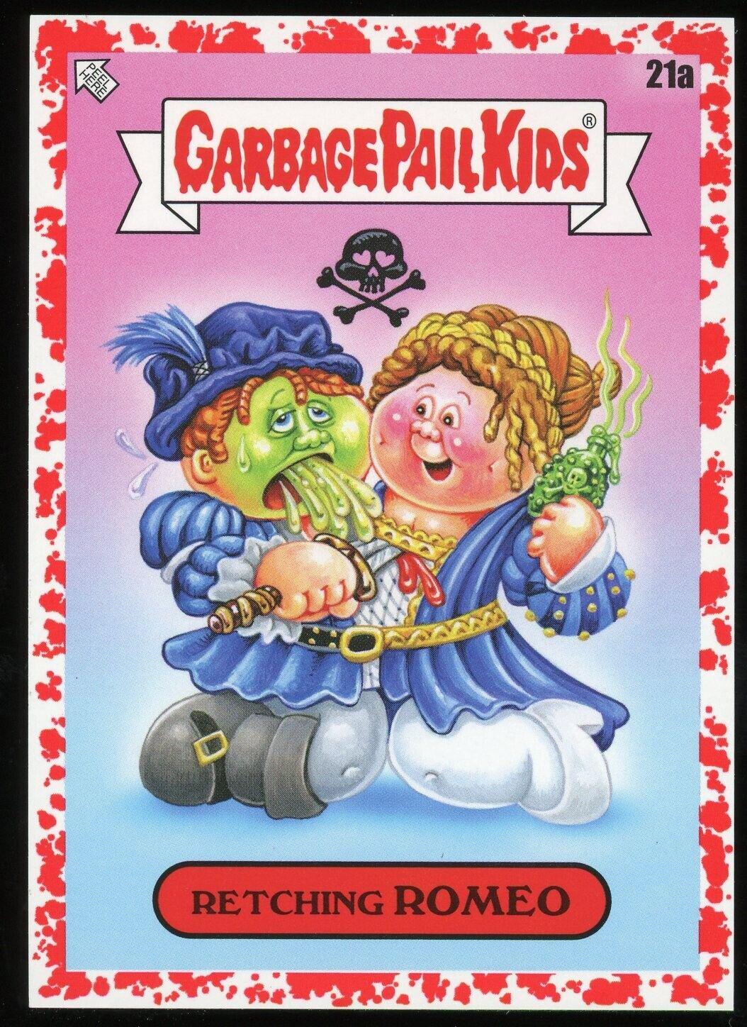 Retching Romeo [Red] #21a Prices | Garbage Pail Kids Book Worms | GPK Cards