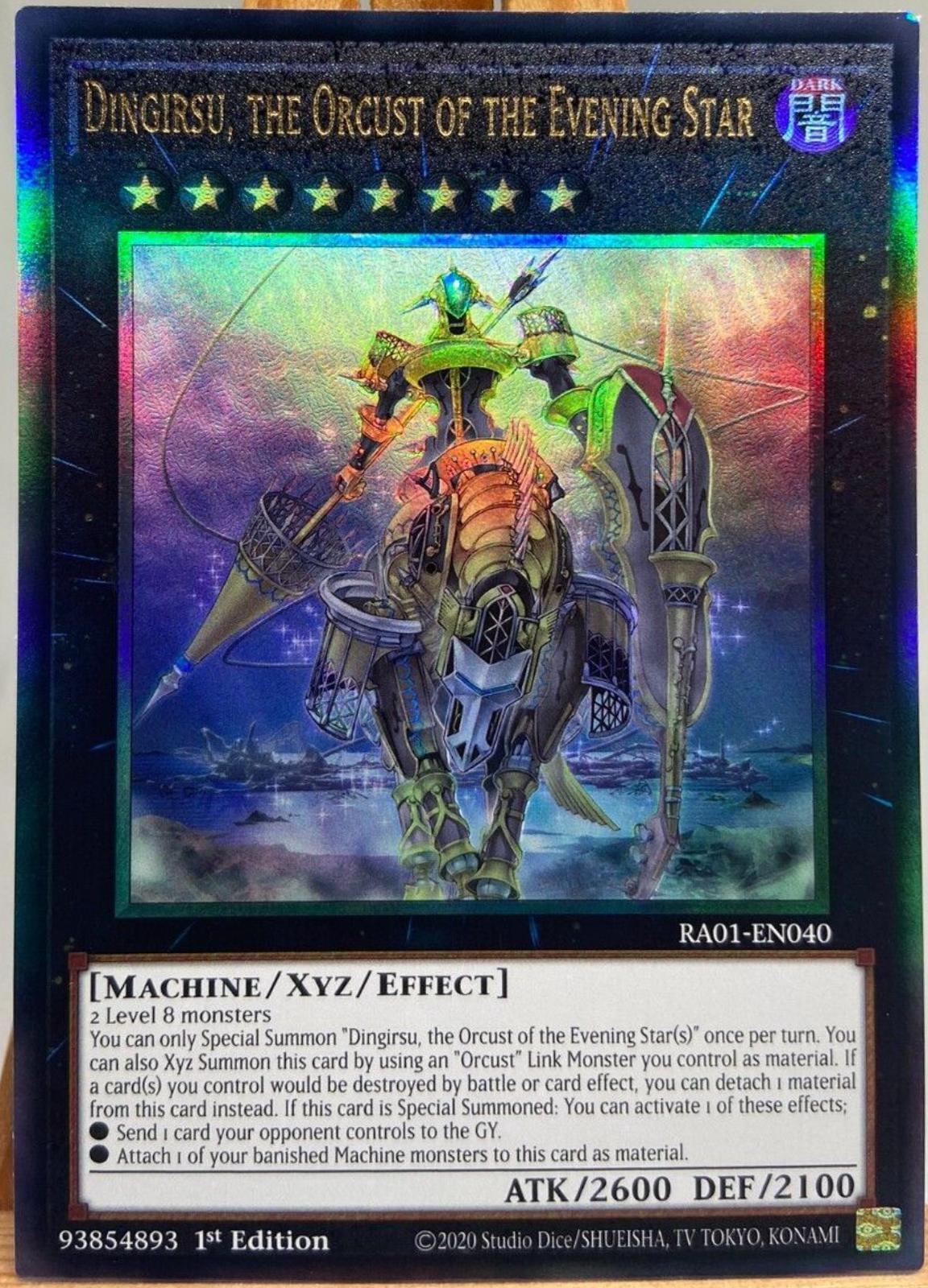 Dingirsu, the Orcust of the Evening Star [Ultimate Rare] RA01-EN040 Prices | YuGiOh 25th ...