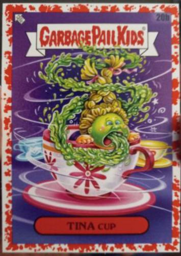 TINA Cup [Red] #20b Prices | Garbage Pail Kids Go on Vacation | GPK Cards