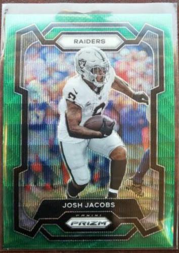 Josh Jacobs [Green Wave] #178 Prices | 2023 Panini Prizm | Football Cards