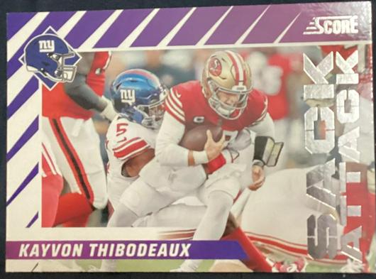 Kayvon Thibodeaux | Ungraded | 2024 Score Sack Attack