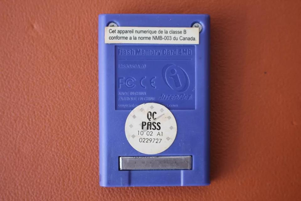 InterAct 4MB Flash Memory Card Prices Gamecube | Compare Loose, CIB ...