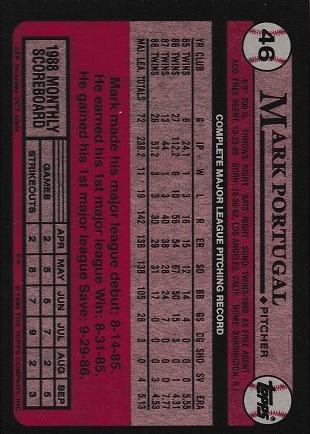 Mark Portugal #46 Prices | 1989 Topps | Baseball Cards