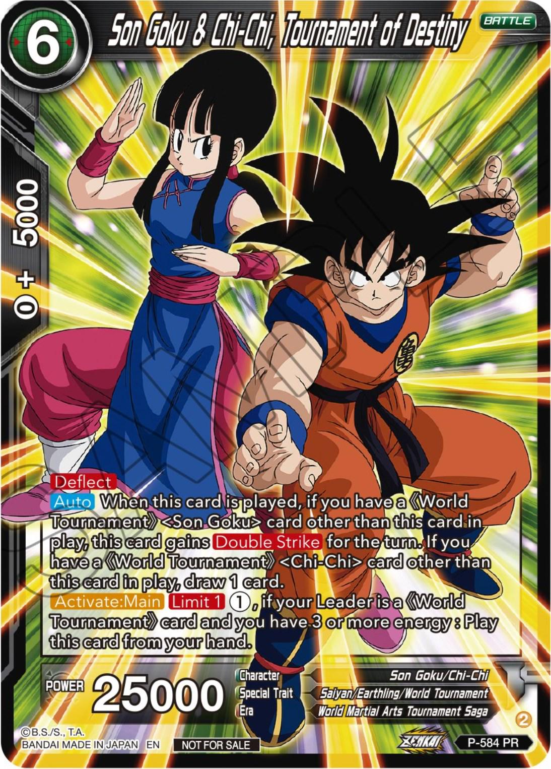 Son Goku & Chi-Chi, Tournament of Destiny [Zenkai Series Tournament ...