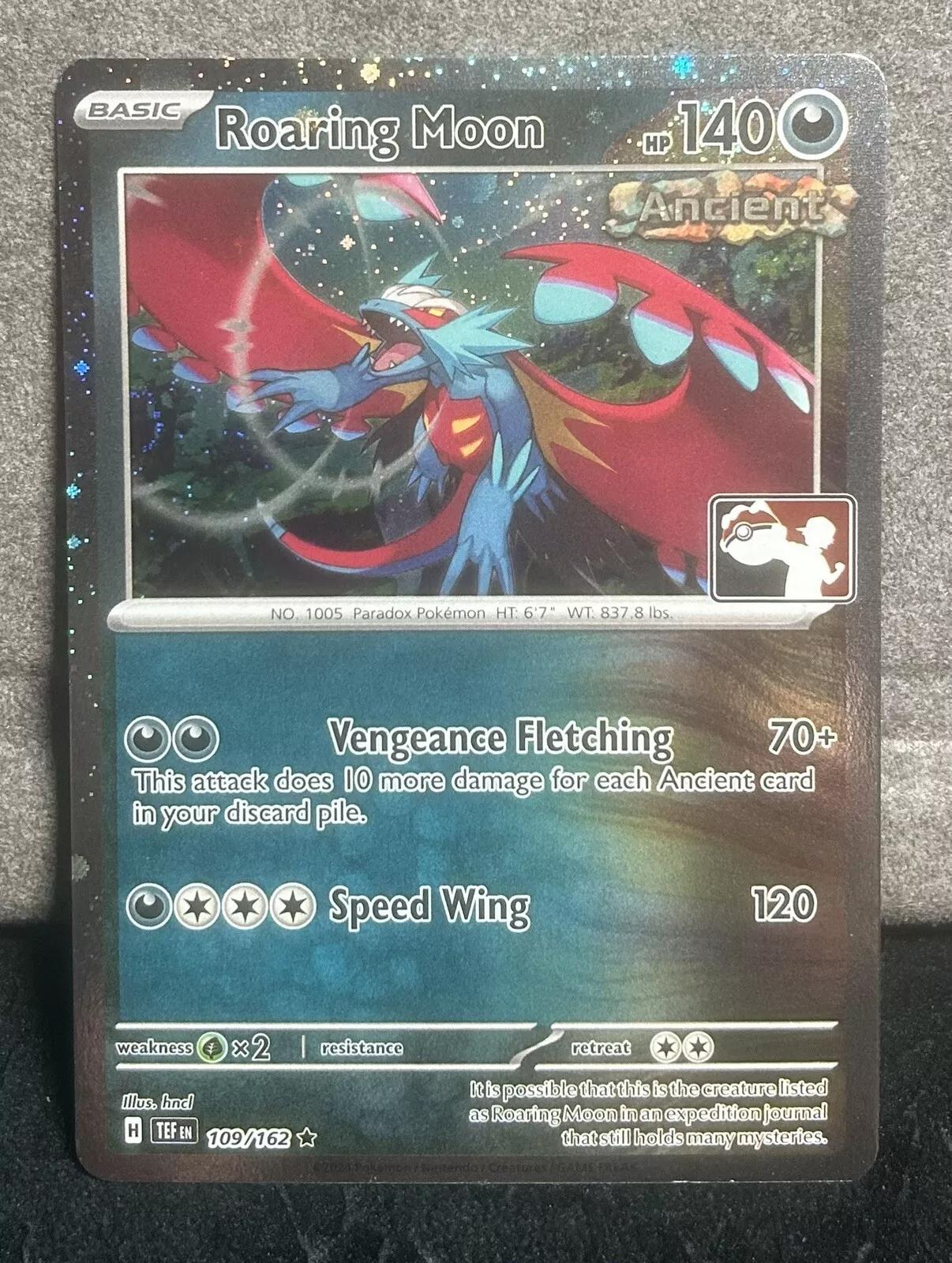 Roaring Moon [Prize Pack Cosmos Holo] #109 Precios | Pokemon Temporal ...