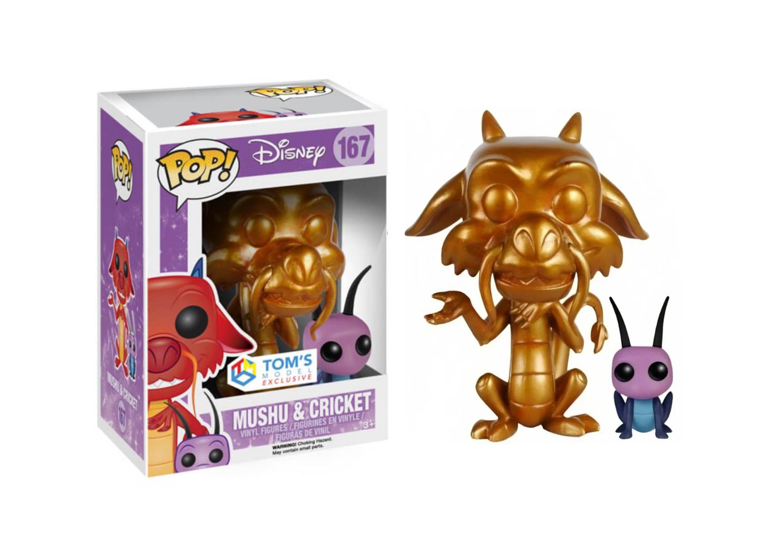 Mushu and Cricket [Metallic Gold] #167 Prices | Funko POP Disney | New ...