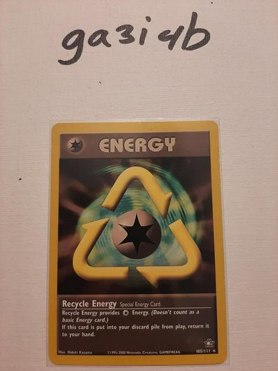 Recycle Energy | Ungraded | Pokemon Neo Genesis