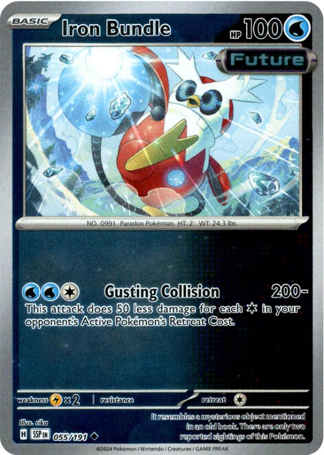 Iron Bundle [Reverse Holo] #55 Prices | Pokemon Surging Sparks ...