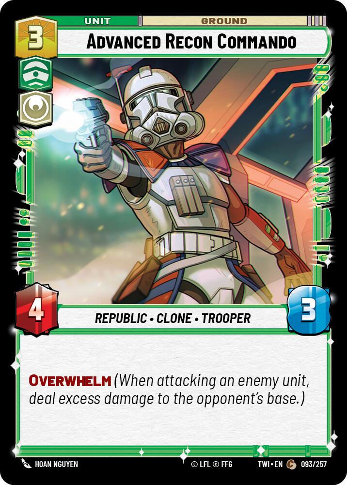 Advanced Recon Commando [Foil] #93 Prices | Star Wars Unlimited ...