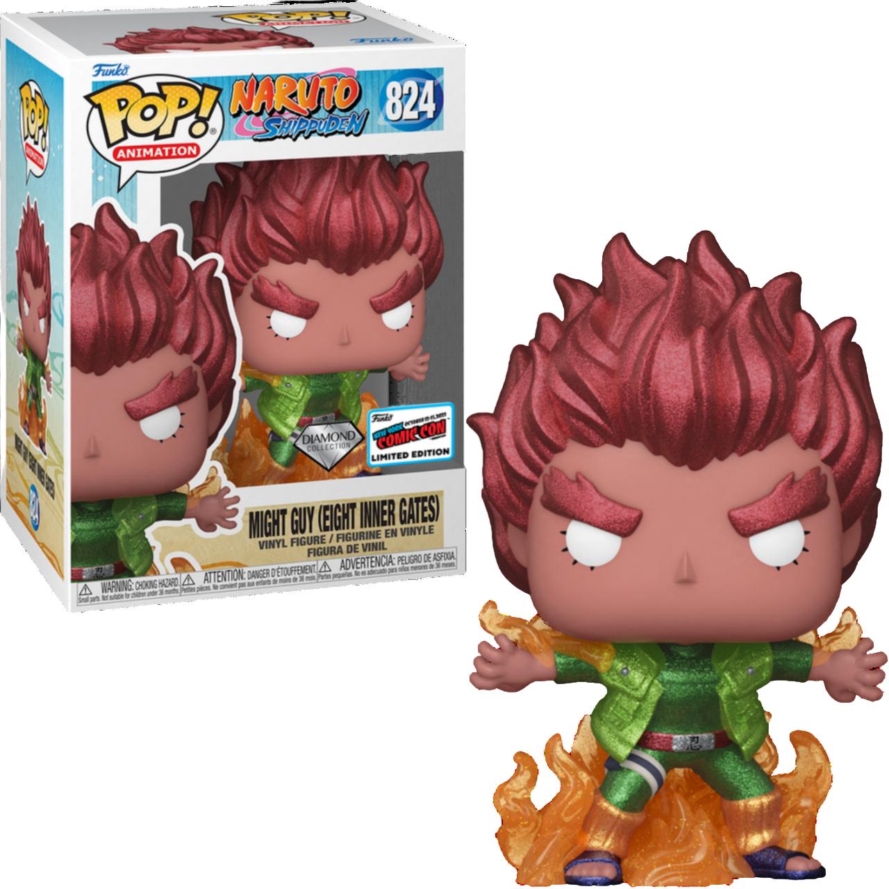 Might Guy Eight Inner Gates [NYCC Diamond Glitter] #824 Prices | Funko ...