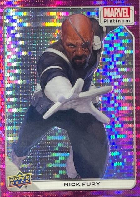 Nick Fury [Pink Pulsar] #20 Prices | Marvel 2023 Upper Deck Platinum ...