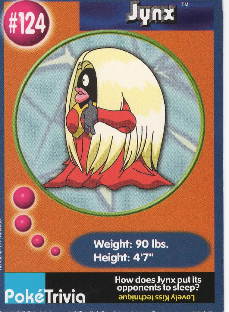Jynx #124 Prices | Pokemon Burger King | Pokemon Cards