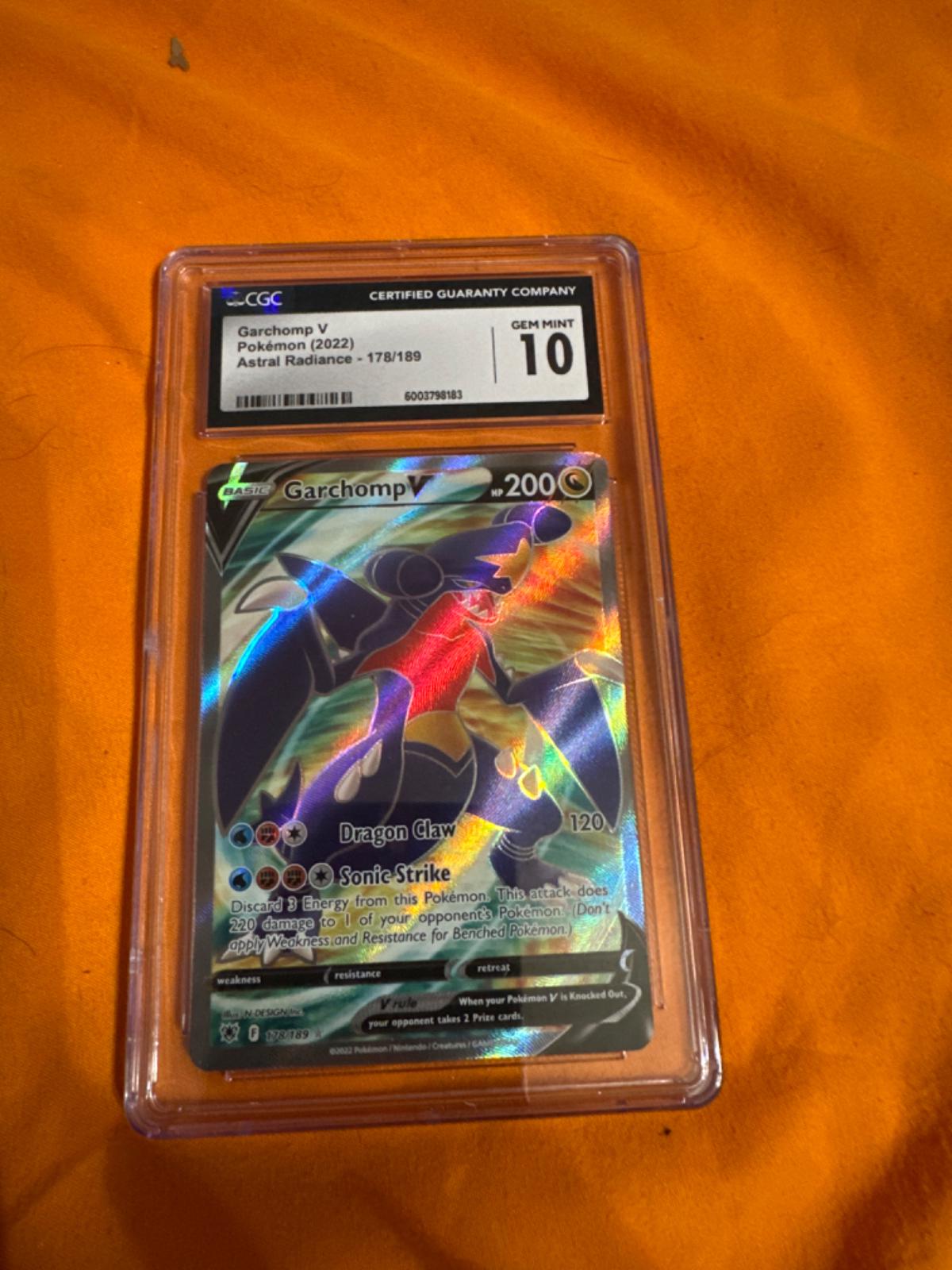 Garchomp V | CGC 10 | Pokemon Astral Radiance