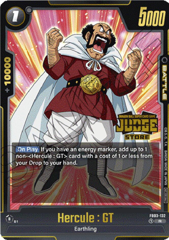 Hercule: GT [Holo] FB03-132 Prices | Dragon Ball Fusion World Judge ...