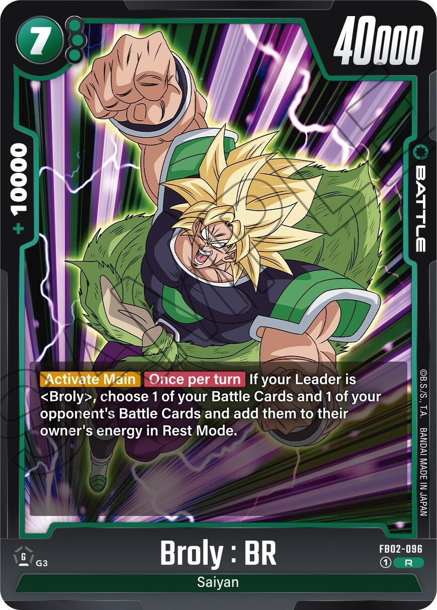 Broly : BR [Holo] FB02-096 Prices | Dragon Ball Fusion World Blazing ...