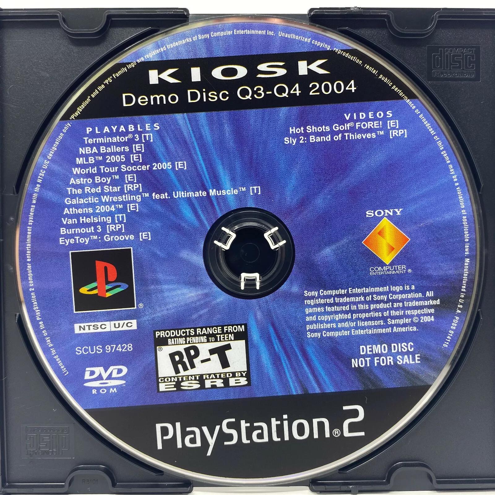 Kiosk Demo Disc Q3-Q4 2004 [Not For Resale] Prices Playstation 2 ...