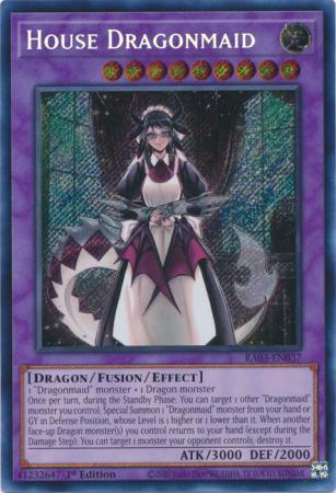 House Dragonmaid [Secret Rare] RA03-EN037 Prices | YuGiOh Quarter ...