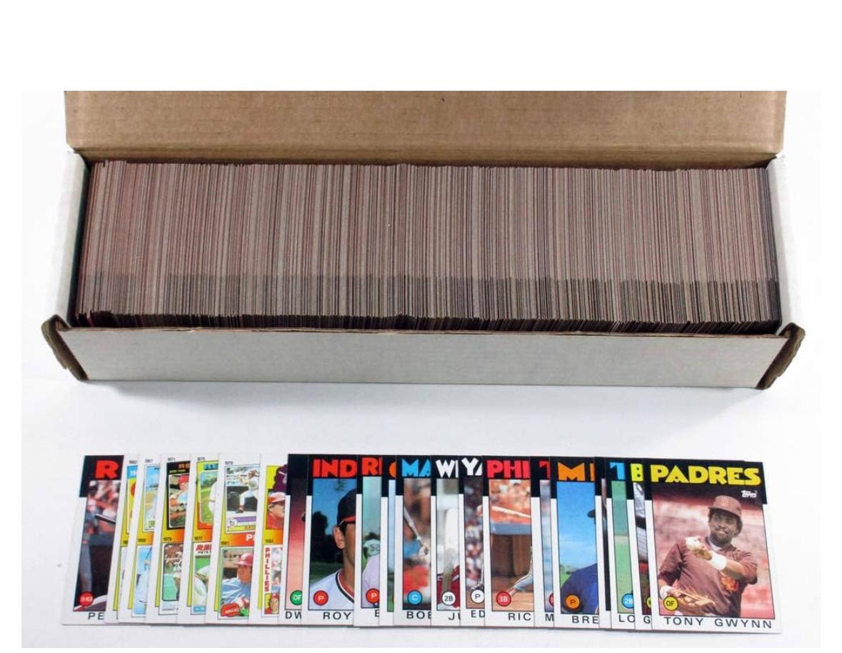 Complete Set Prices | 1986 Topps | Baseball Cards