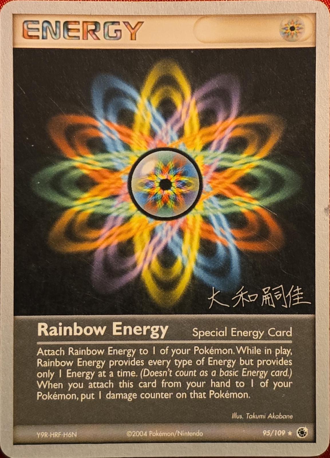 Rainbow Energy #95 Precios | Pokemon World Championships 2004 ...