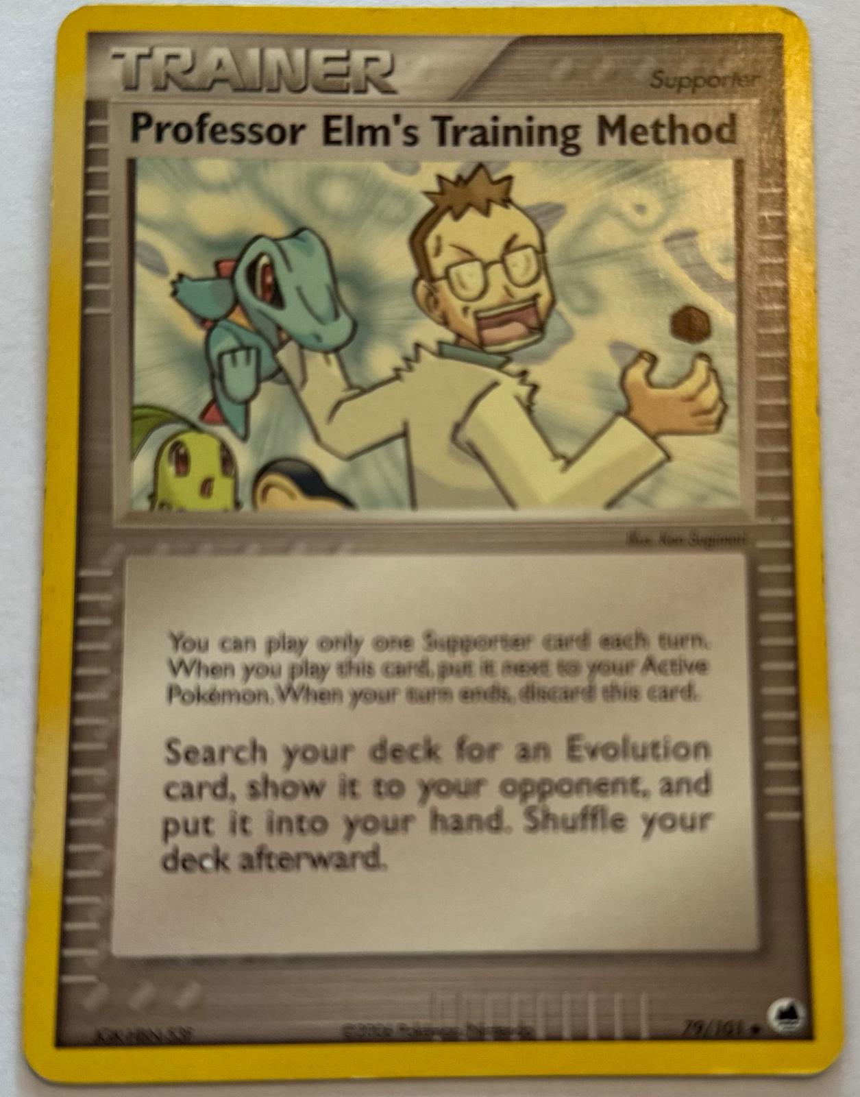 Professor Elm's Training Method | Ungraded | Pokemon Dragon Frontiers