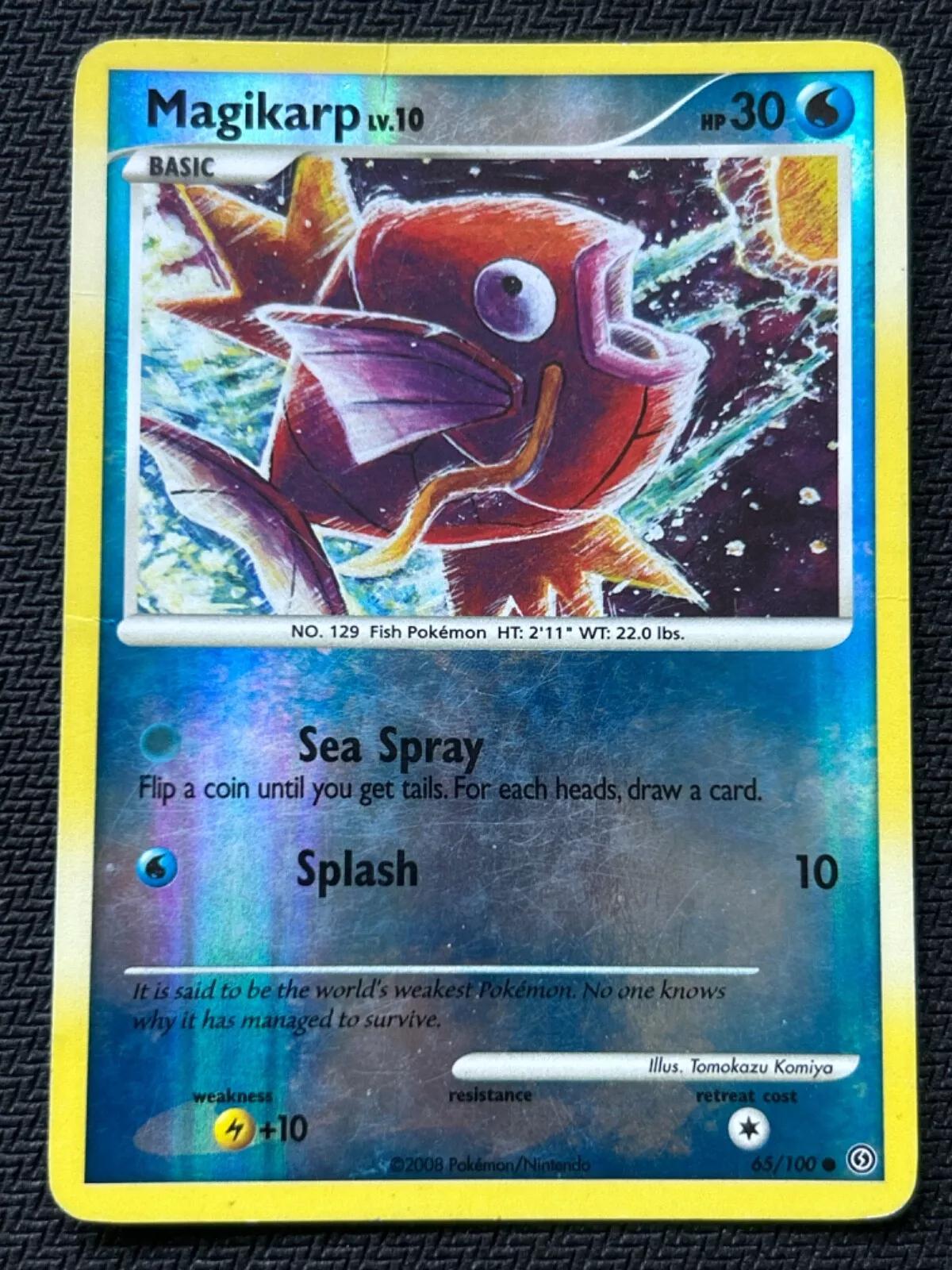 Magikarp [Reverse Holo] #65 Prices | Pokemon Stormfront | Pokemon Cards