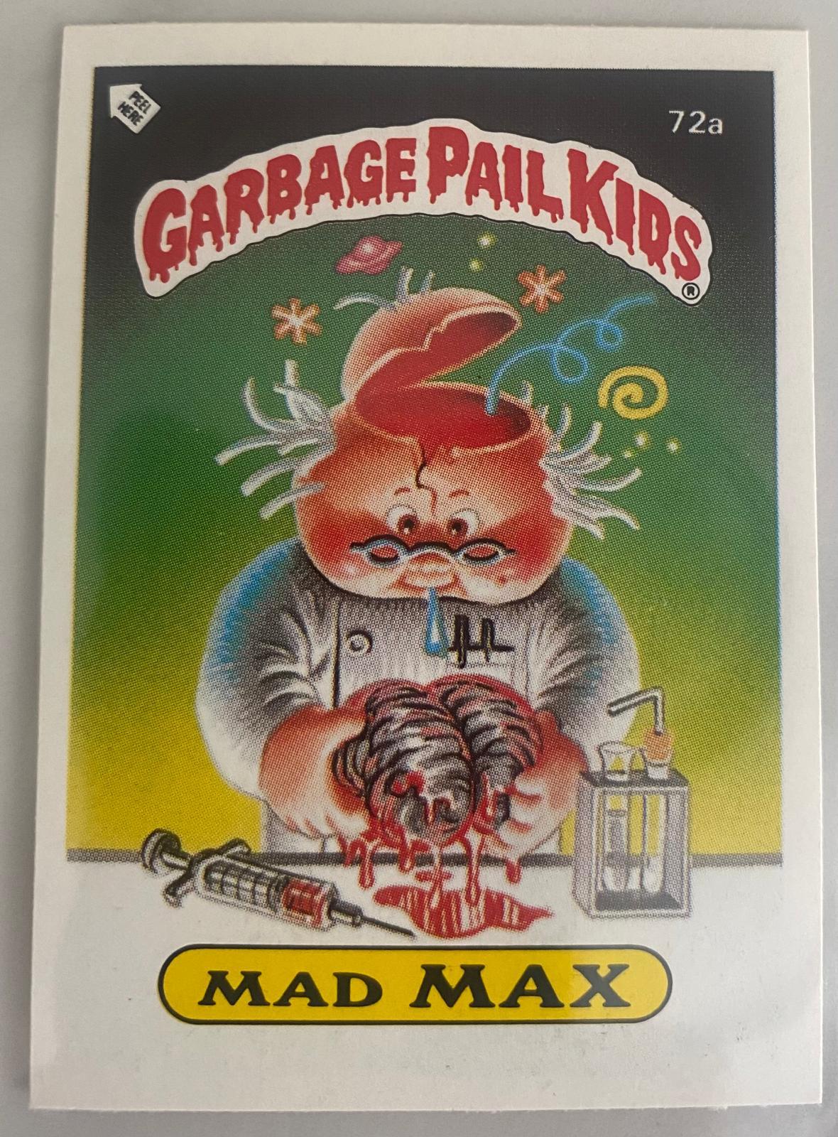 Mad Max #72A Prices | Garbage Pail Kids 1985 Mini | GPK Cards