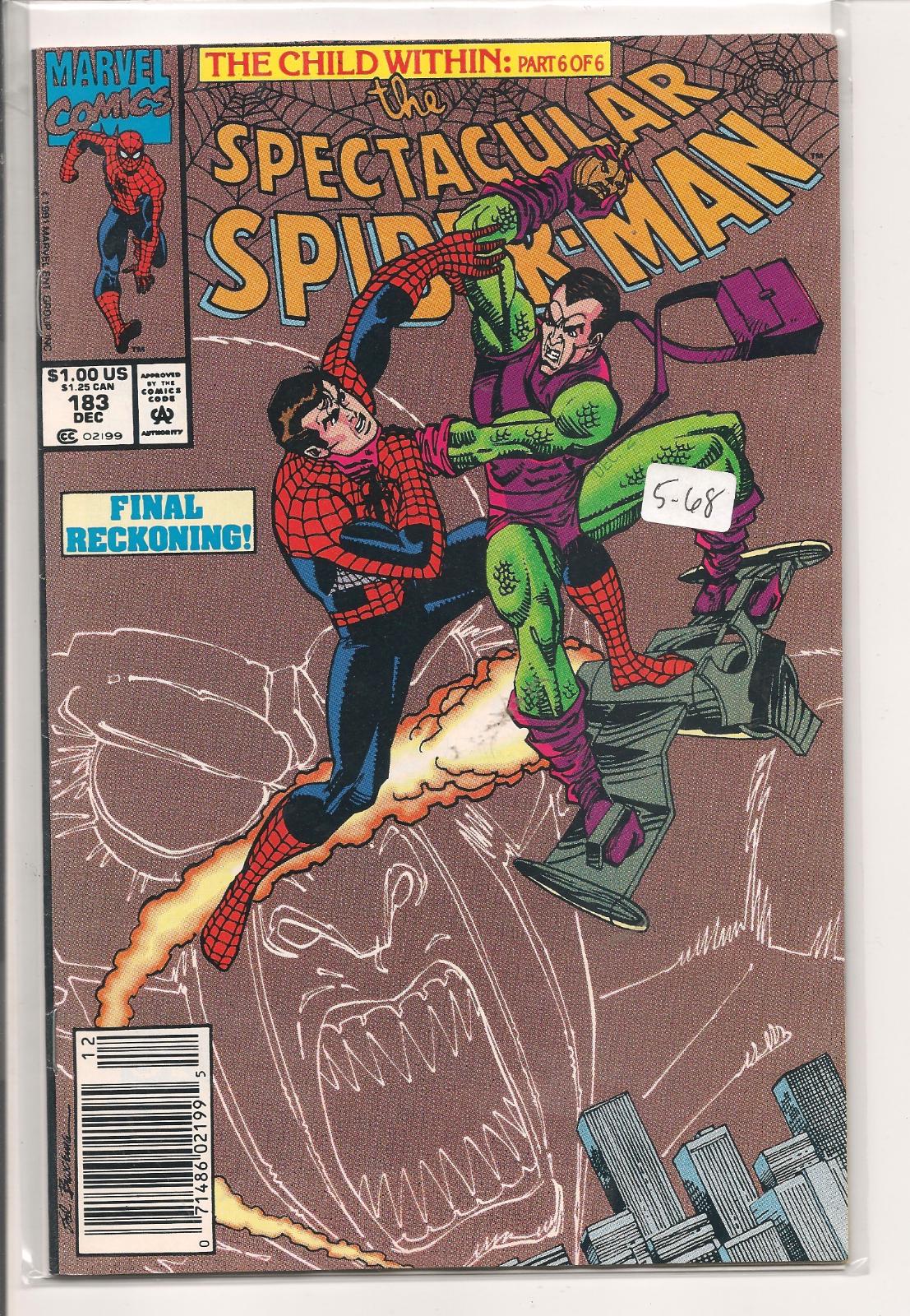 Spectacular Spiderman [Newsstand] #183 (1991) Prices | Spectacular ...