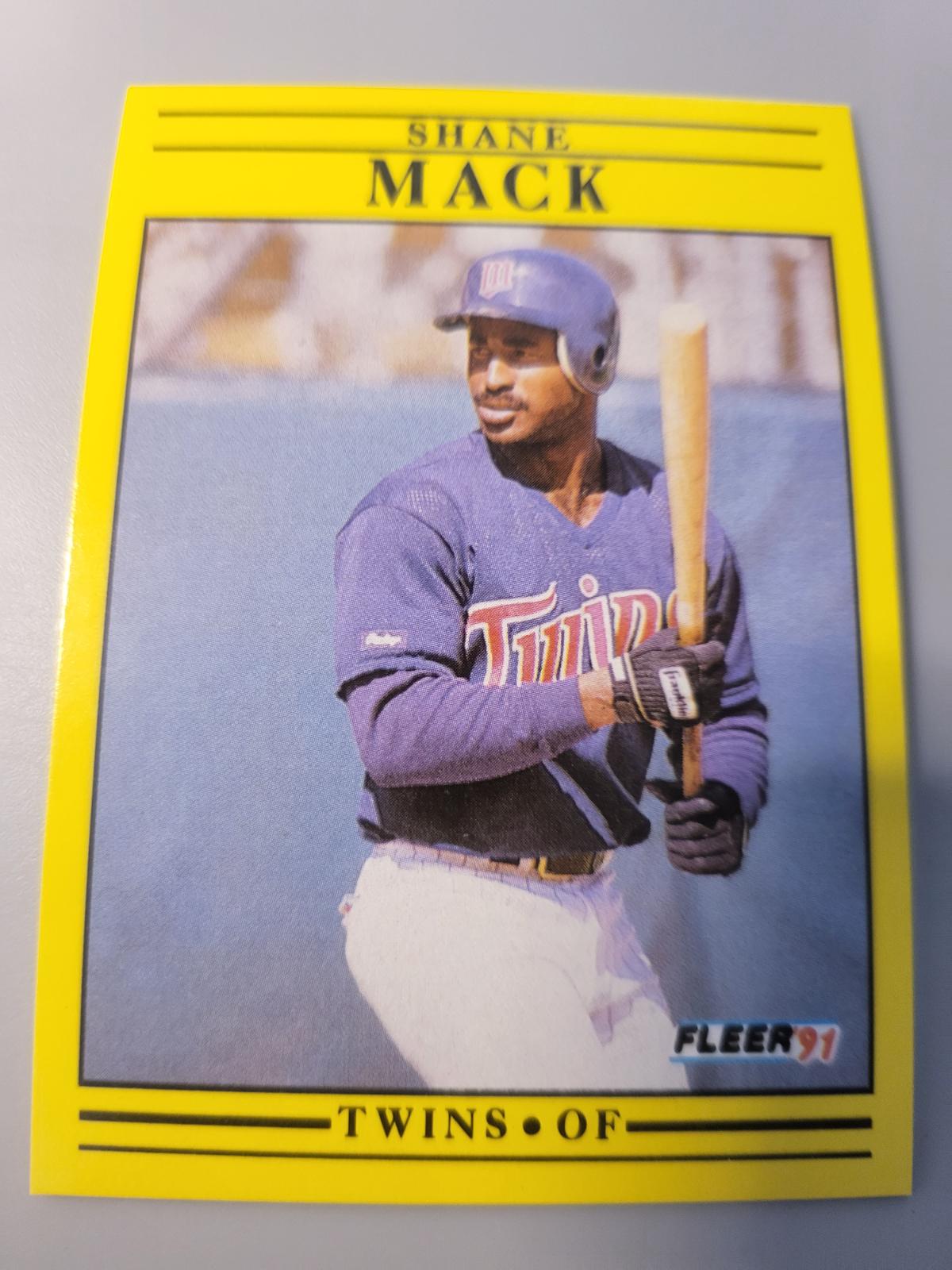 Shane Mack | Ungraded | 1991 Fleer