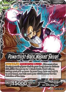 Black Masked Saiyan // Powerthirst Black Masked Saiyan [Foil] BT5-105 ...