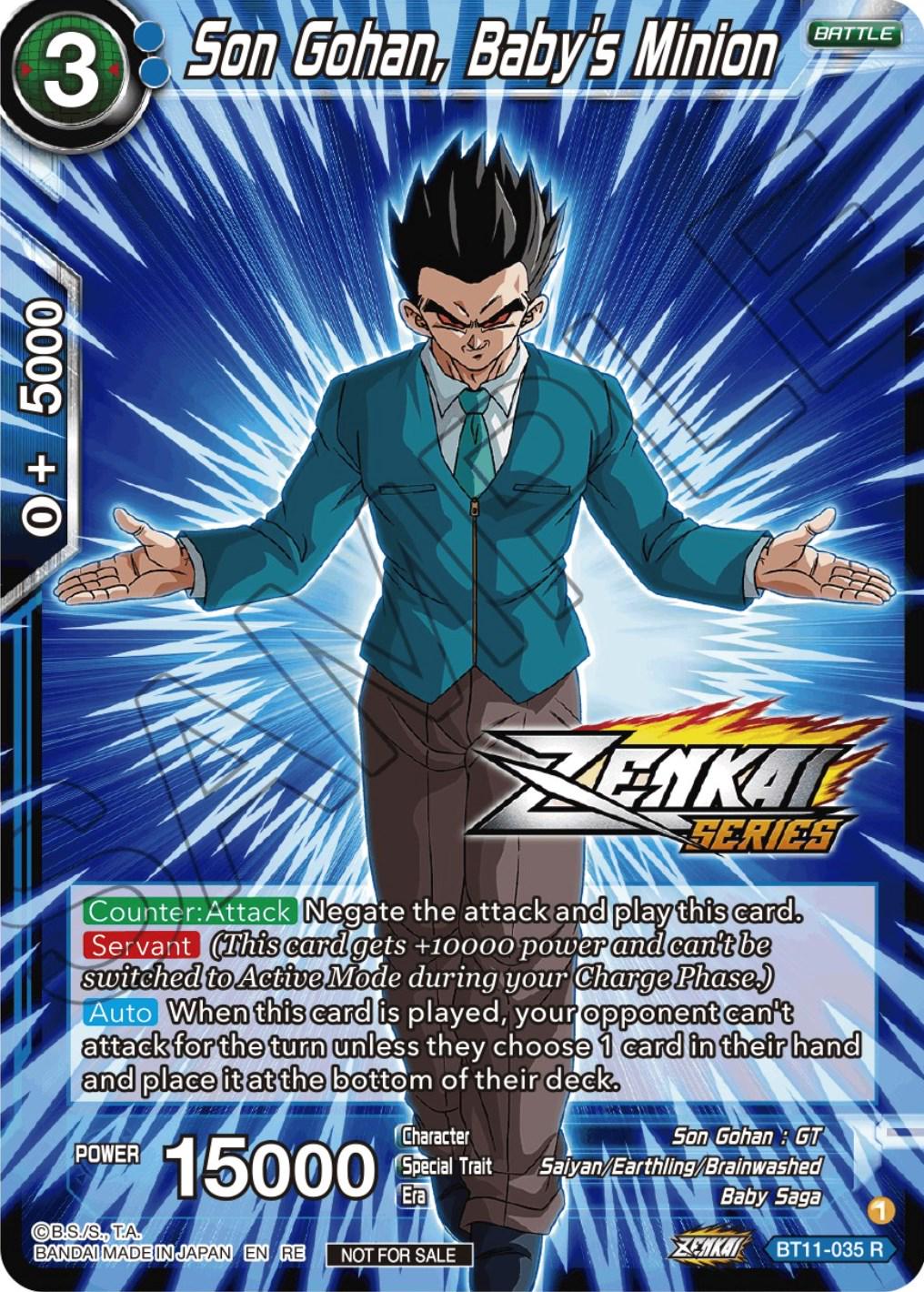 Son Gohan, Baby's Minion [Foil] BT11-035 Prices | Dragon Ball Super Divine Multiverse Release ...