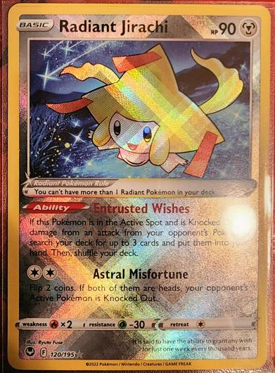 Radiant Jirachi [Holo] | Graded 9 | Pokemon Silver Tempest