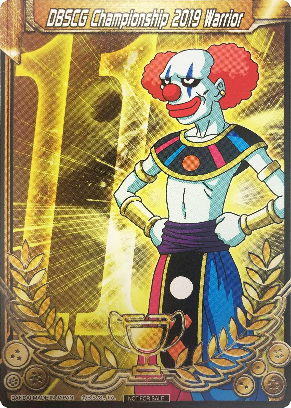 DBSCG Championship 2019 Warrior [Merit Card] - Universe 11 "Belmod" 11 ...