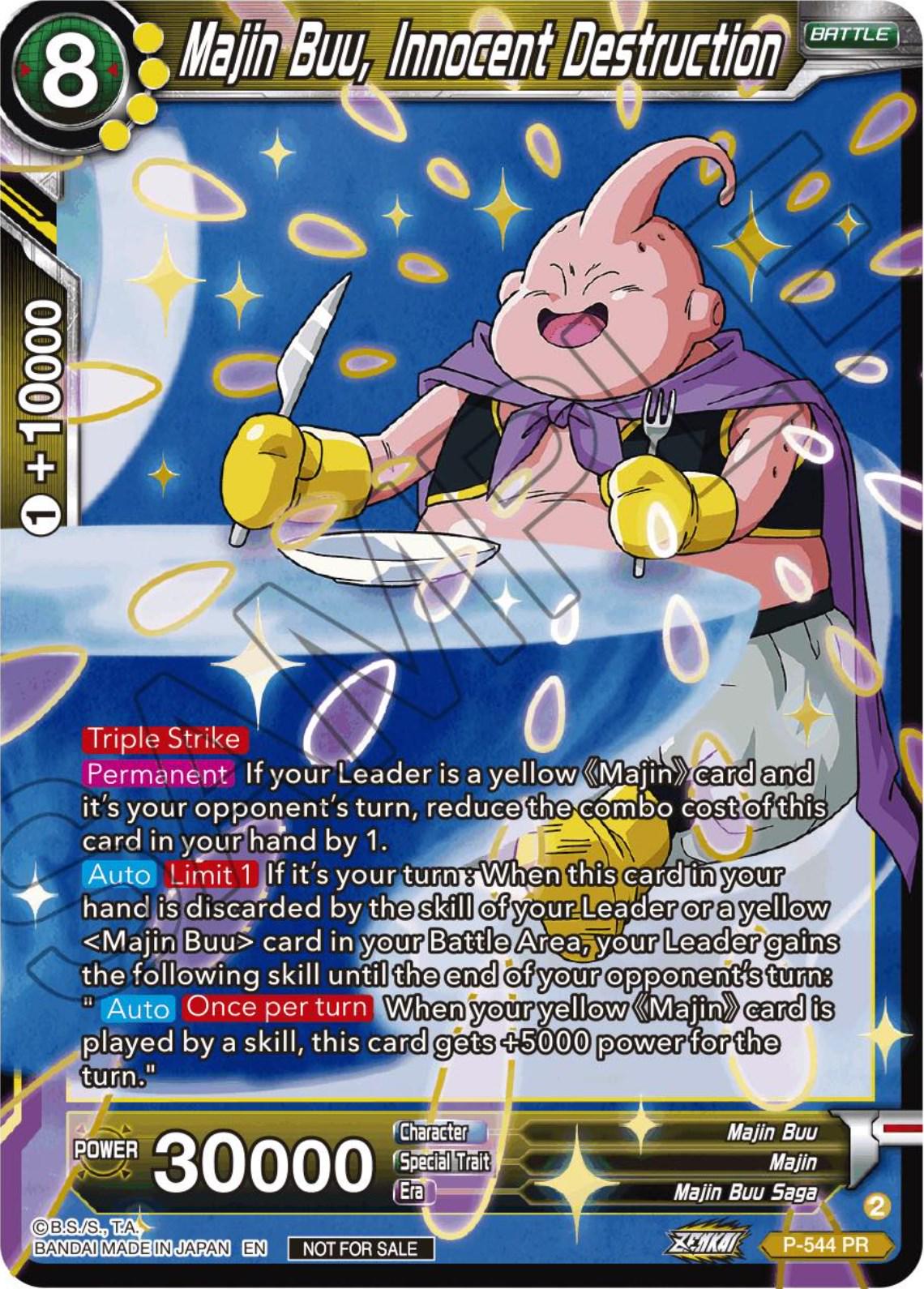 Majin Buu, Innocent Destruction [Championship Selection Pack 2023 Vol.3 ...