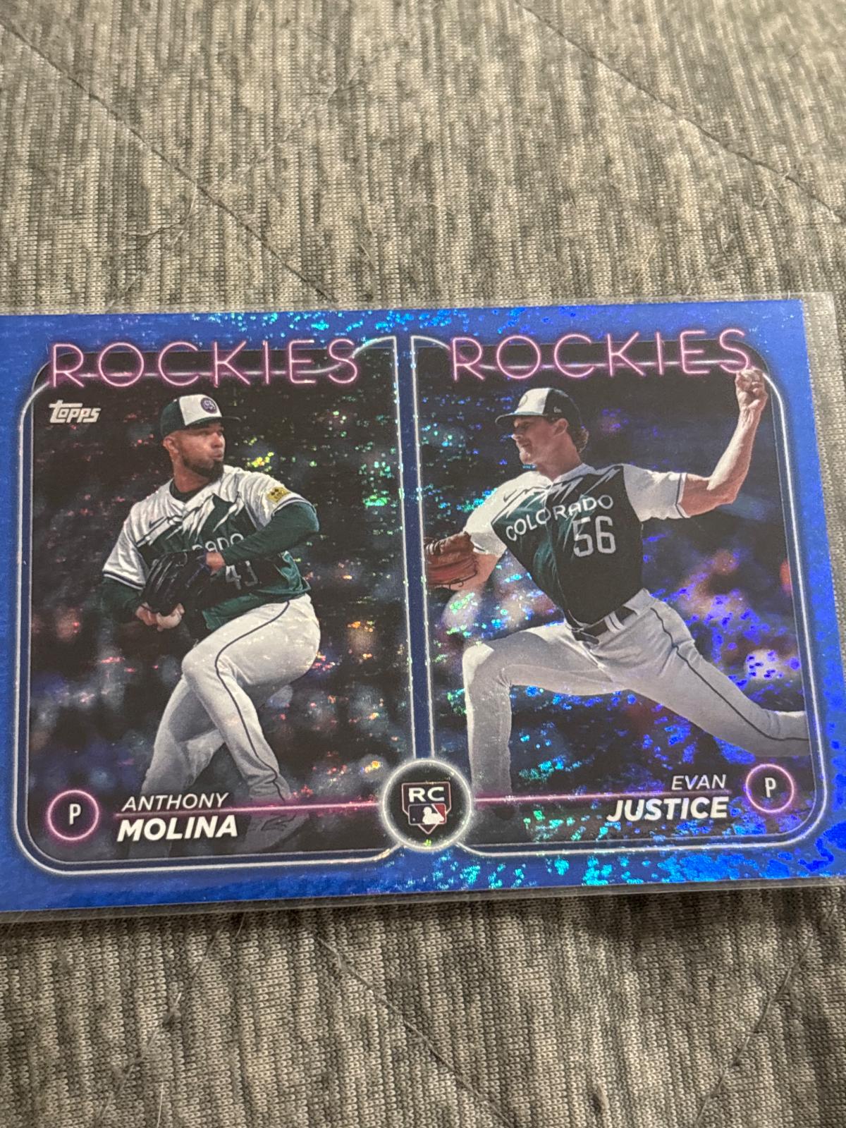 Evan Justice RC / Anthony Molina RC [Blue Foilboard] #US270 Prices ...