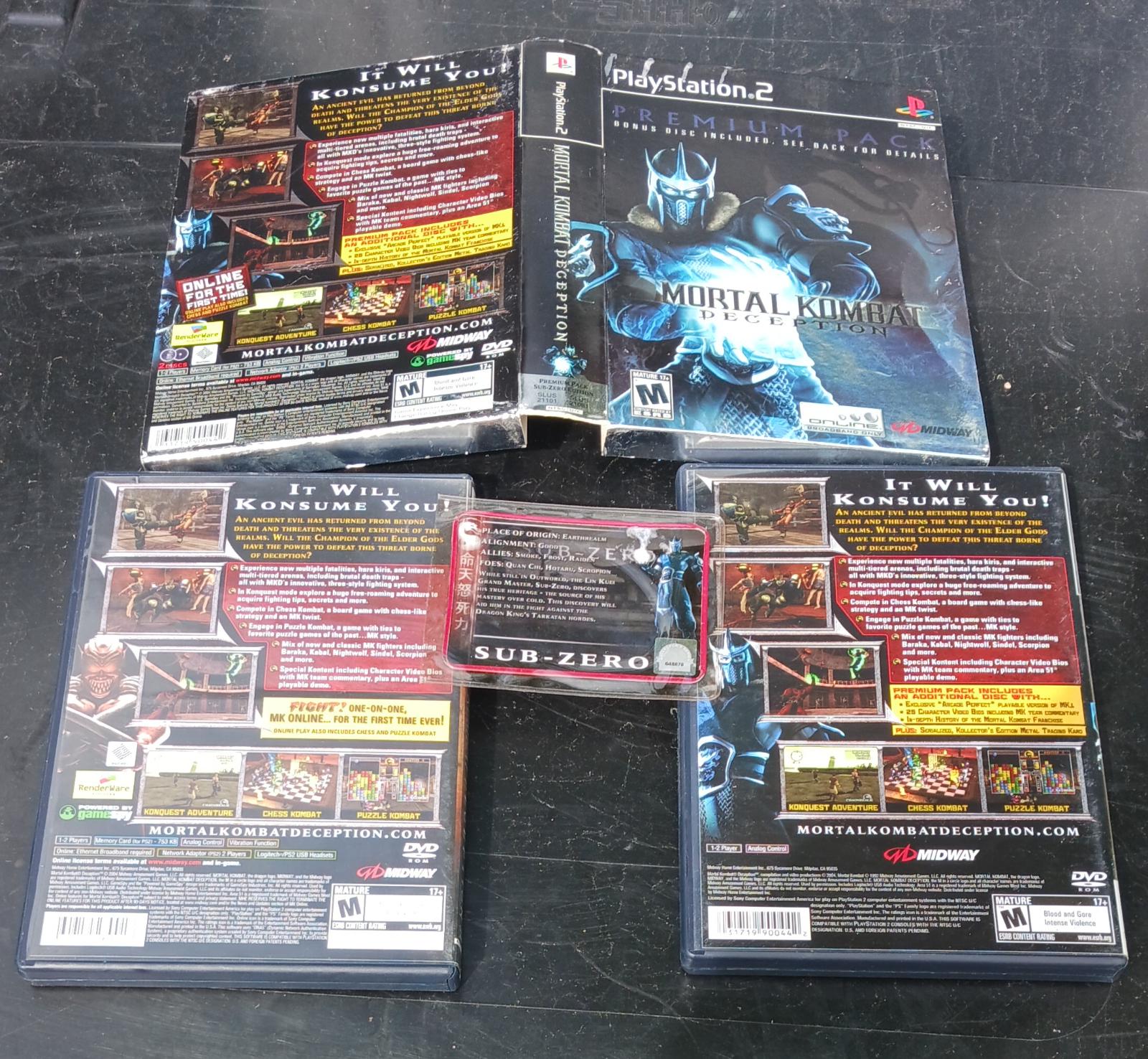 Mortal Kombat Deception [Premium Pack] Prices Playstation 2 | Compare ...