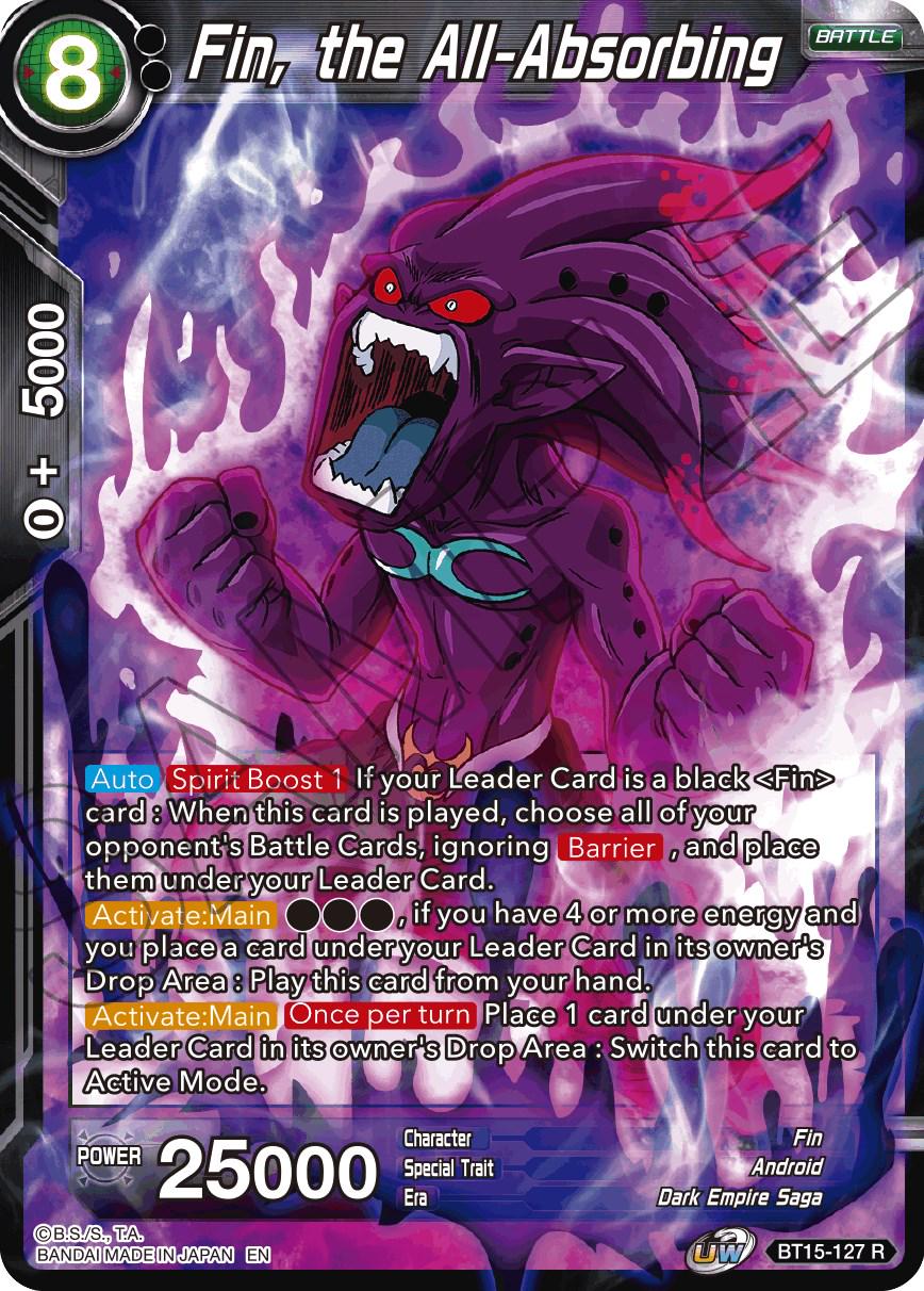 Fin, the All-Absorbing BT15-127 Prices | Dragon Ball Super Saiyan ...
