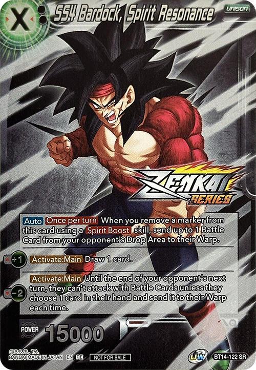 SS4 Bardock, Spirit Resonance BT14-122 Precios | Dragon Ball Super ...