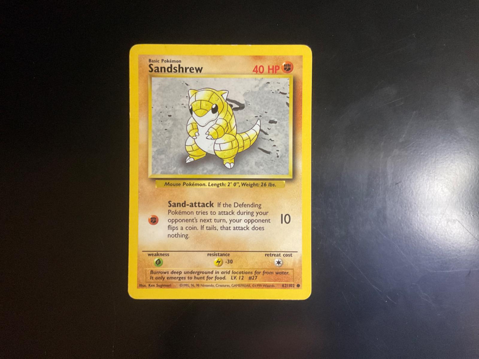 Sandshrew | Ungraded | Pokemon Base Set