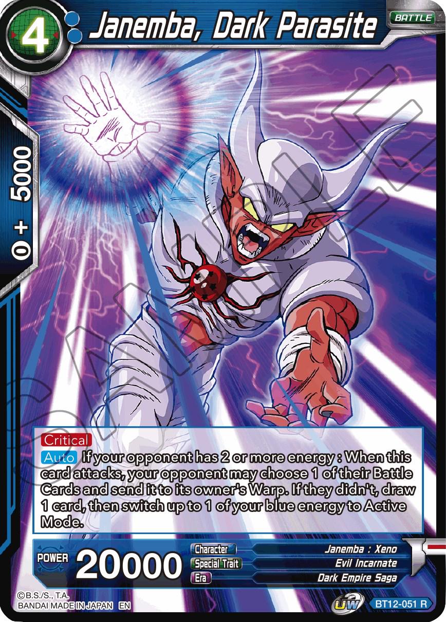 Janemba, Dark Parasite [Foil] BT12-051 Prices | Dragon Ball Super ...
