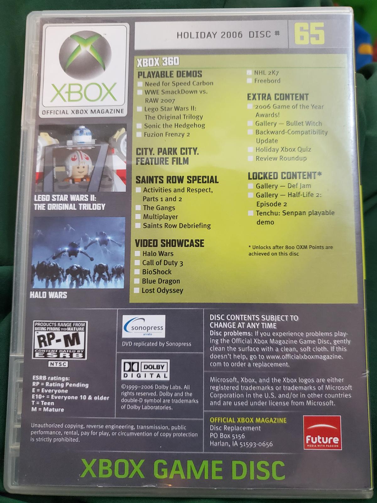 Official Xbox Magazine Demo Disc 65 Prices Xbox 360 | Compare Loose ...