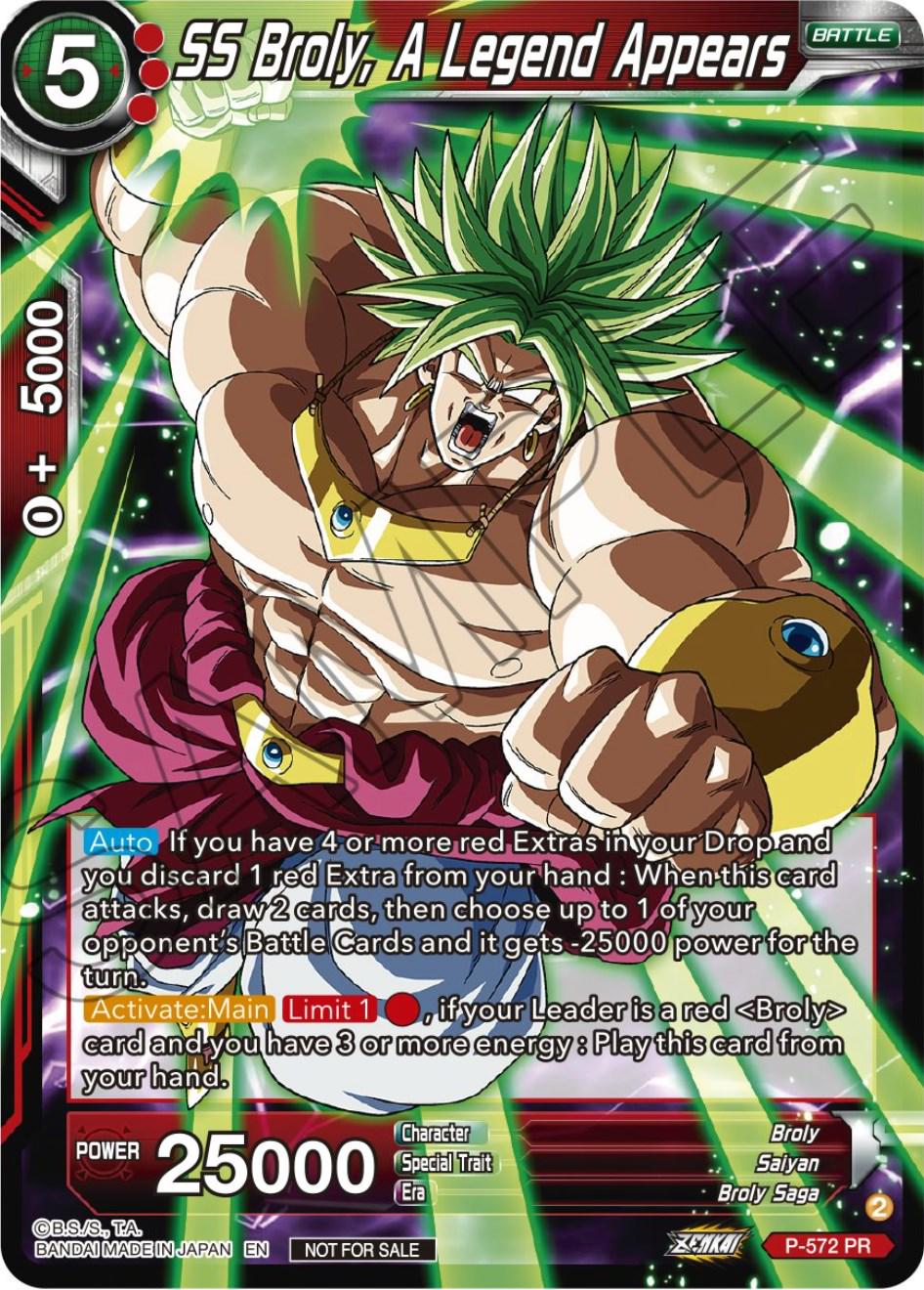 SS Broly, A Legend Appears P-572 Prijzen | Dragon Ball Super Divine ...