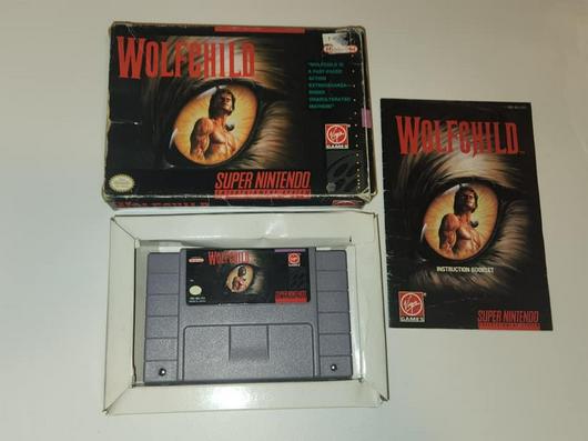 Wolfchild | Item, Box, and Manual | Super Nintendo