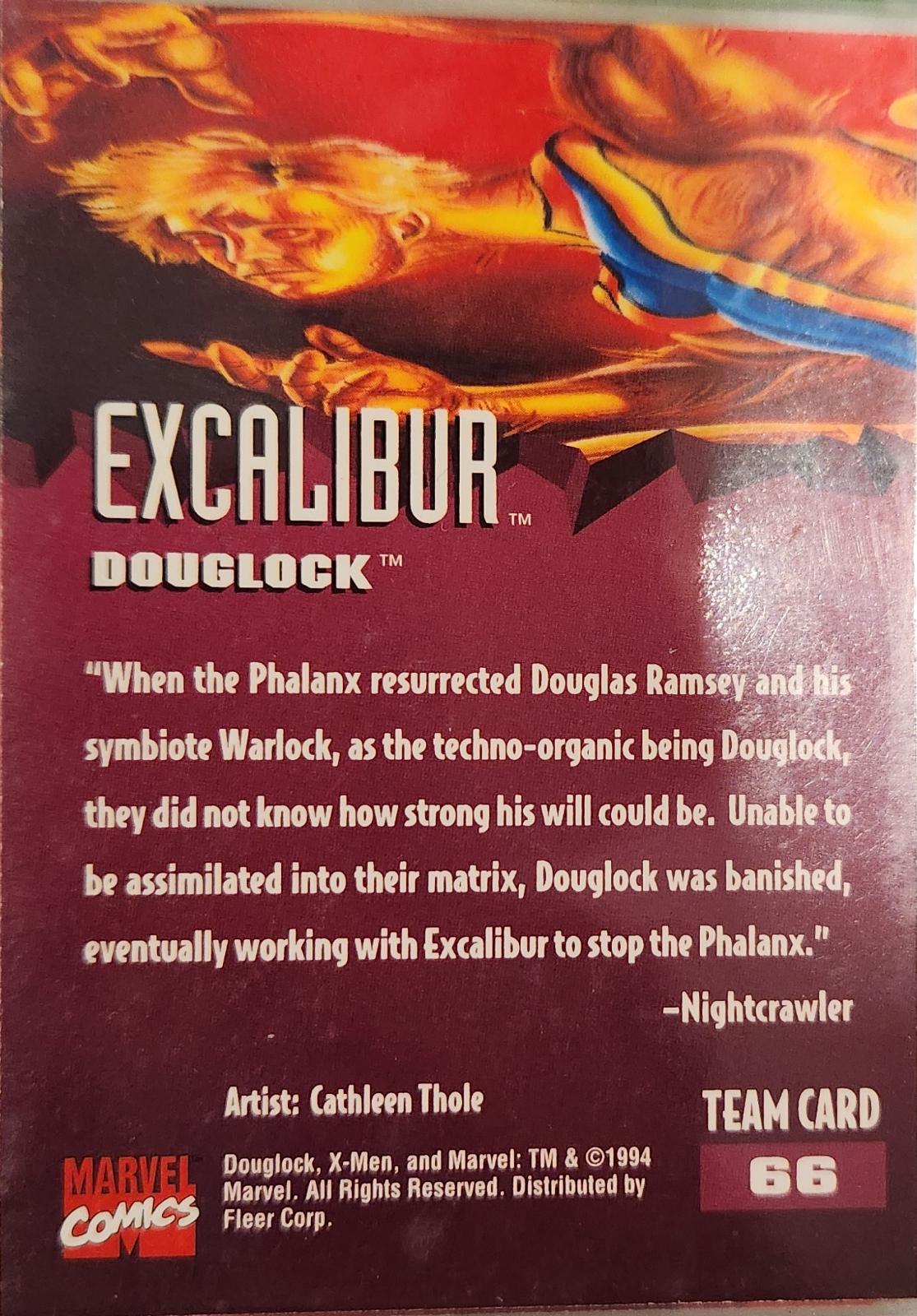 Douglock #66 Prices | Marvel 1995 Ultra X-Men | Marvel Cards
