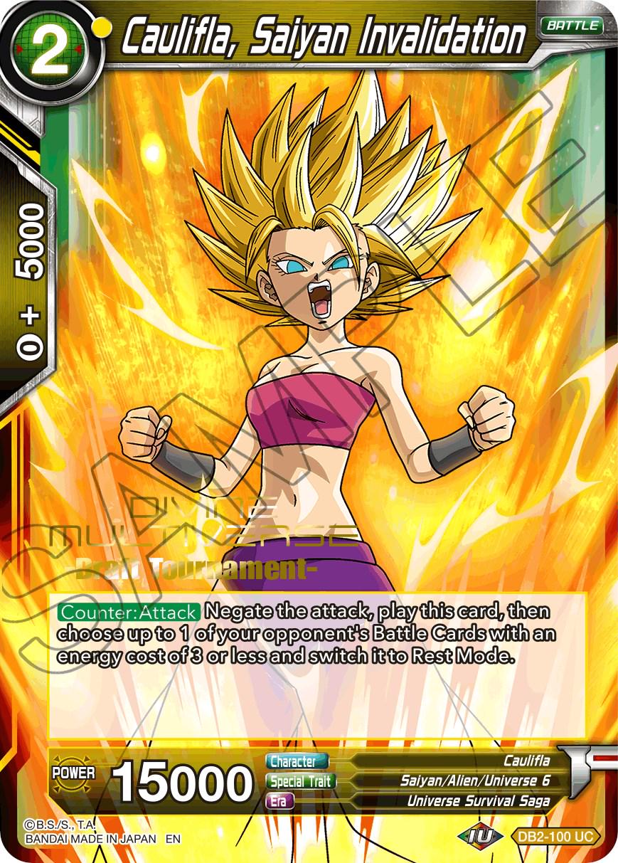 Caulifla, Saiyan Invalidation DB2-100 Prices | Dragon Ball Super Divine ...