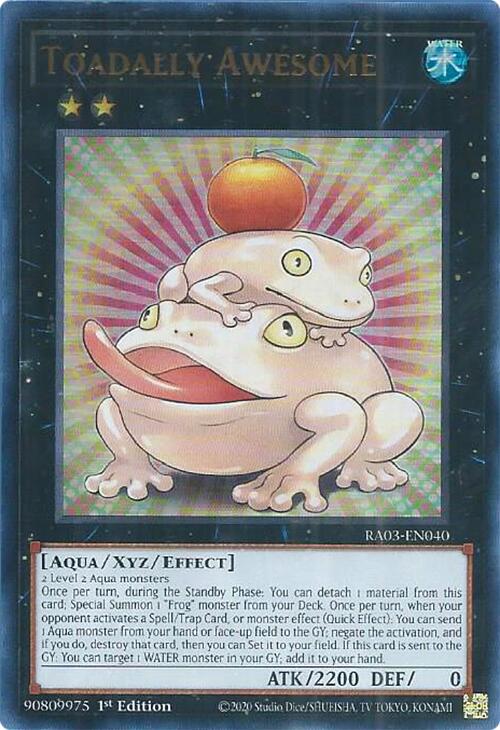 Toadally Awesome [Ultimate Rare] RA03-EN040 Preise | YuGiOh Quarter ...