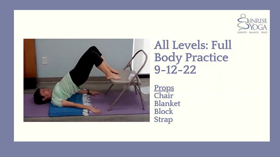 All levels full body practice 9-12-22