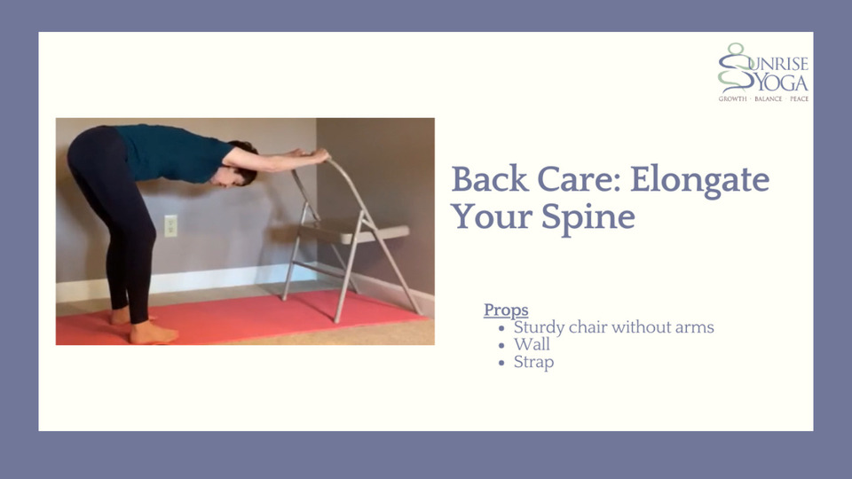 Elongate your spine - 30 minutes