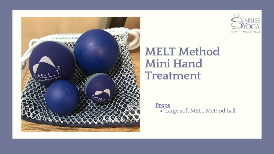 MELT Method mini hand treatment - 5 minutes