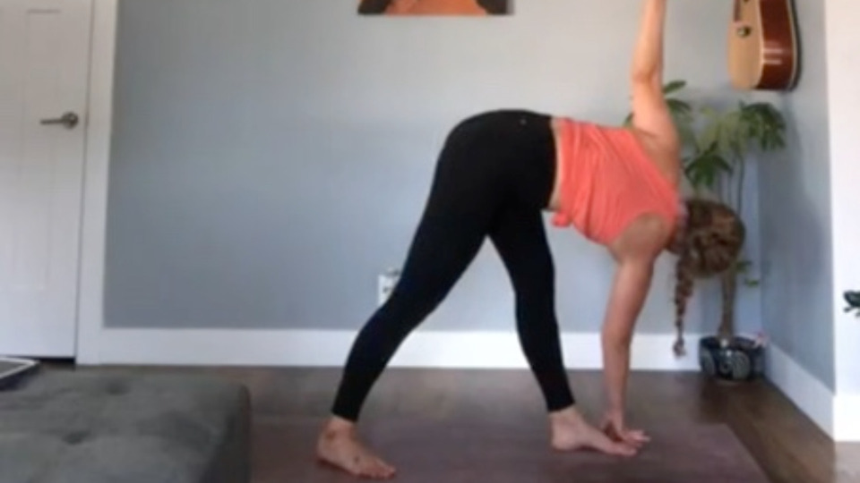 Intermediate Power Vinyasa -Peak Pose: Revolved Pyramid