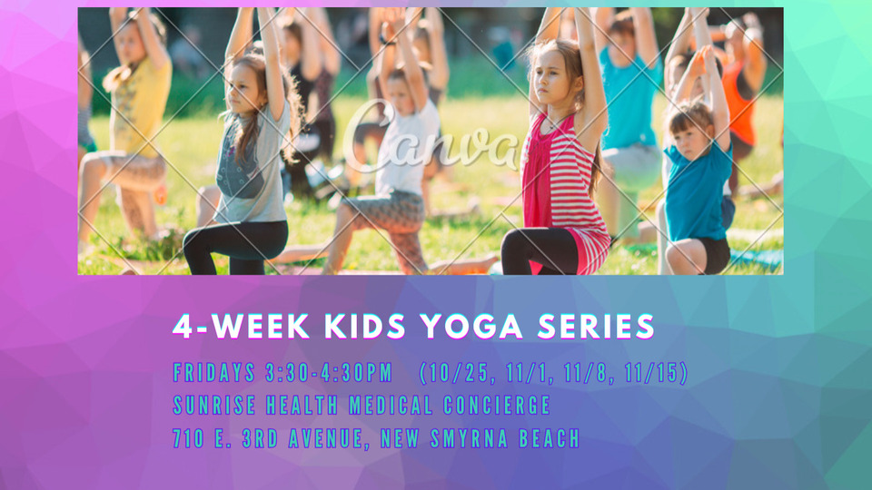4-Week Kids Yoga Series (Oct-Nov)